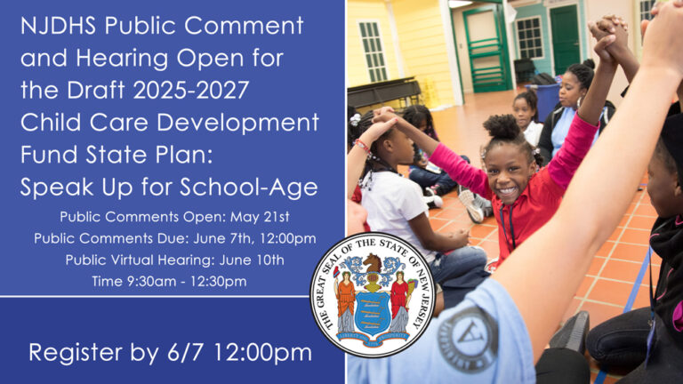 NJDHS Public Comments CCD Fund – NJSACC