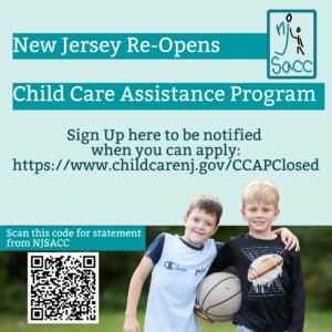 We Applaud the Reopening of NJ Child Care Assistance Program – NJSACC