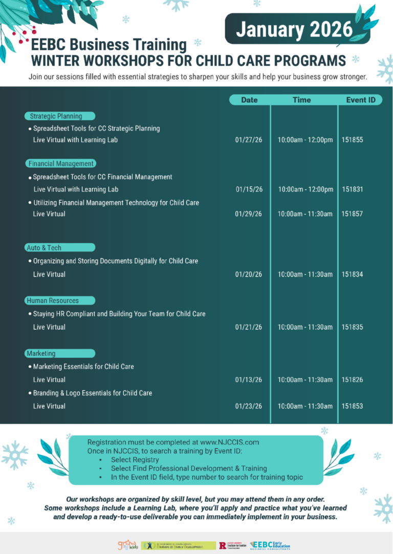 Grow NJ Kids Training Services – NJSACC